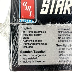 AMT Star Trek U.S.S. Enterprise Model Kit # 6676-11EO Inc: 18"l ...