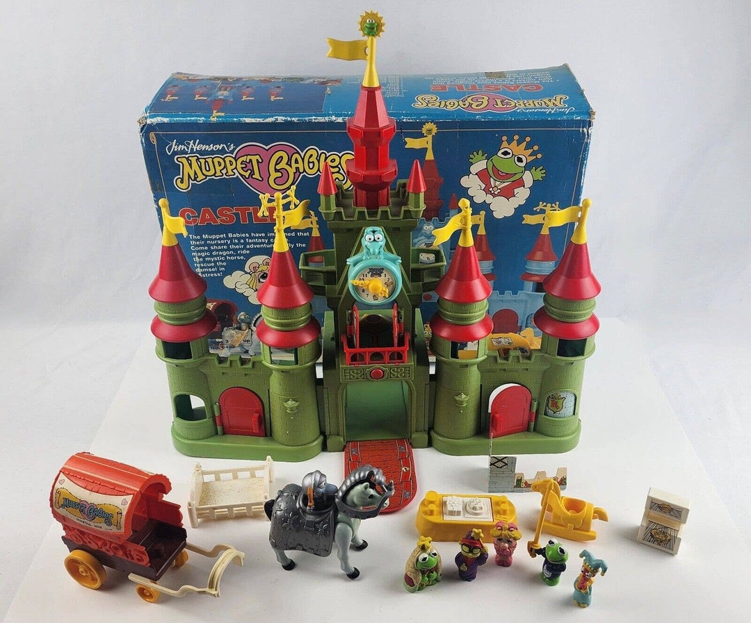 Vintage Playmates Muppet Babies Castle 1989 Jim Henson's -missing ...