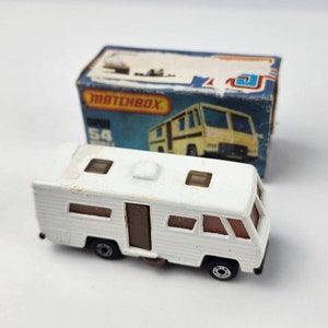 Lot 1970's Matchbox Cars W/ Boxes Red Rider Londoner Mobile Home ...