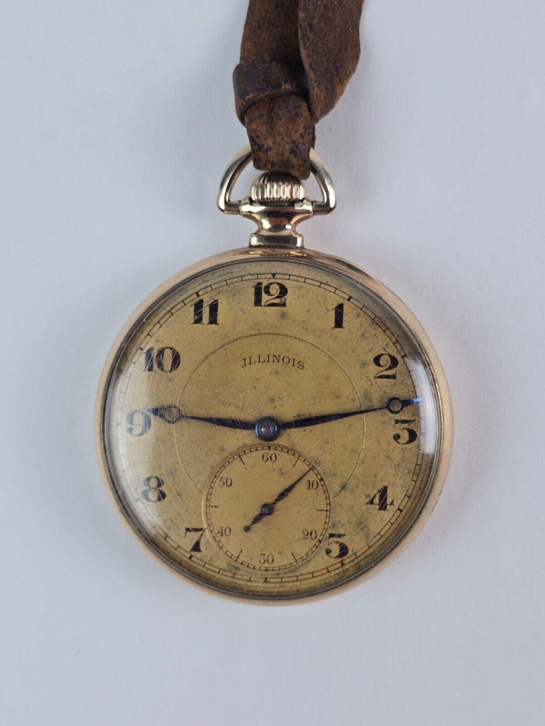 Illinois Autocrat Double Roller Pocket Watch Gold Filled Case Running ...