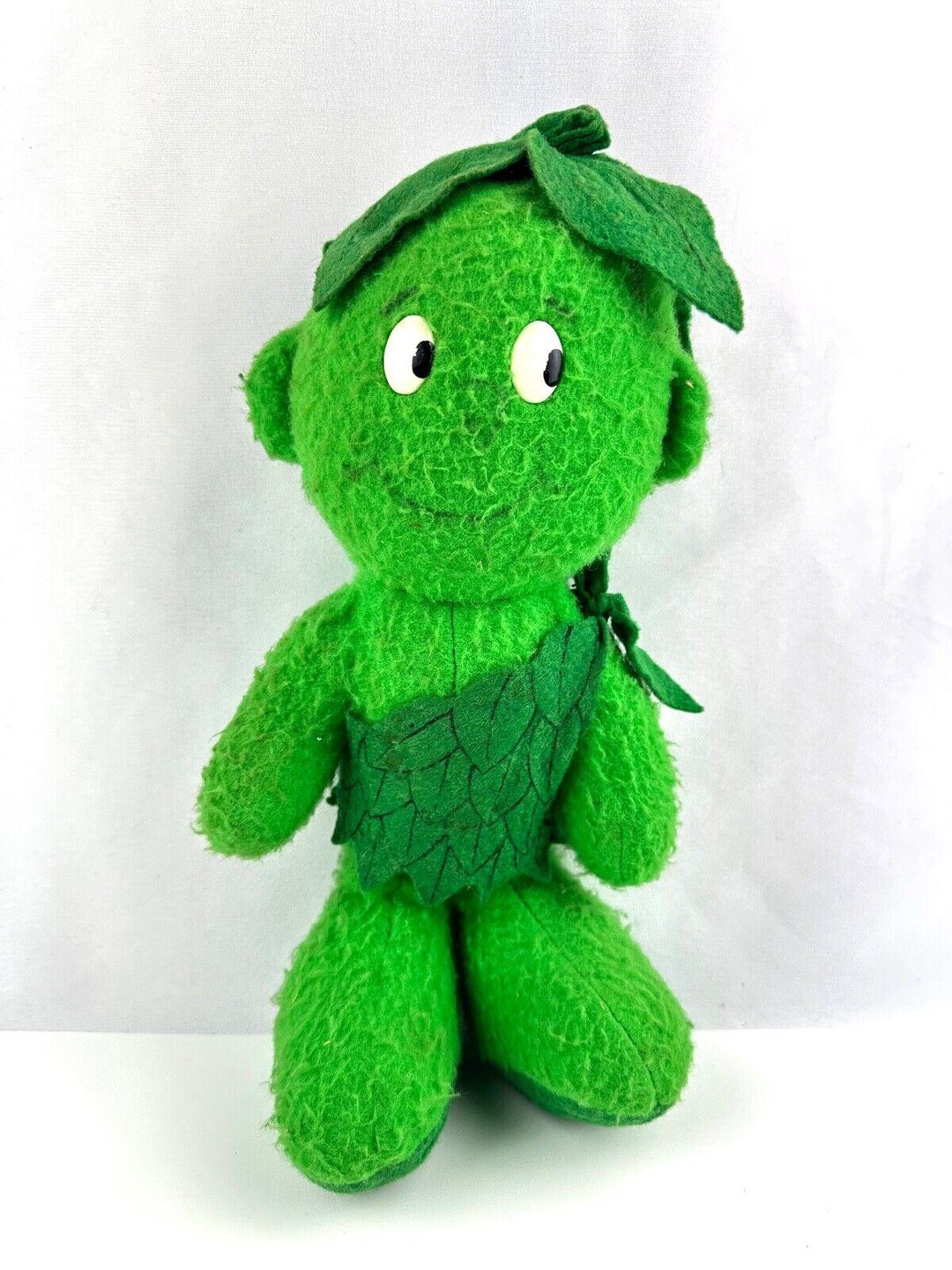 Vintage Jolly Green Giant Little Sprout Plush Stuffed Doll Toy Figure ...