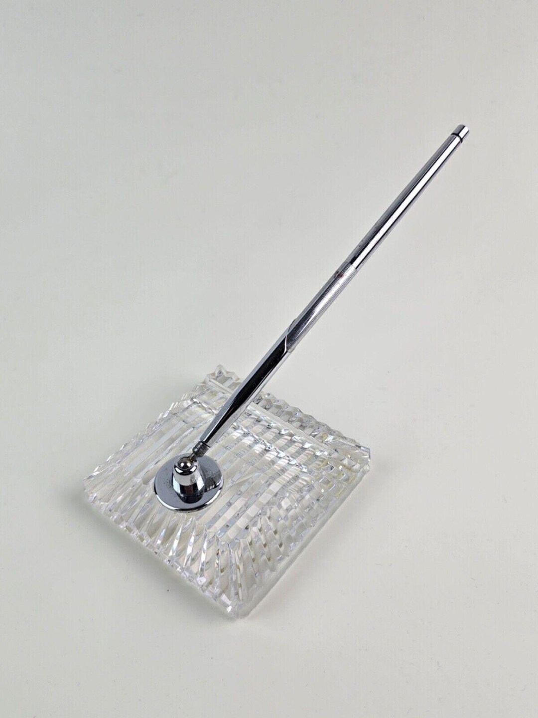 Waterford Crystal Executive Desk Pen Holder W/ Sheaffer Ink Pen -needs ...