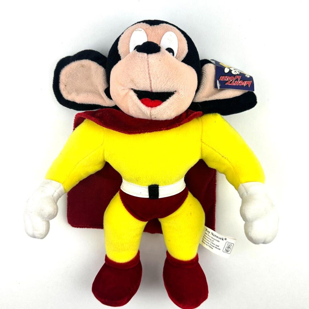 2002 Mighty Mouse Stuffed Plush 12 Terrytoons Viacom Intl New W/tags - Etsy