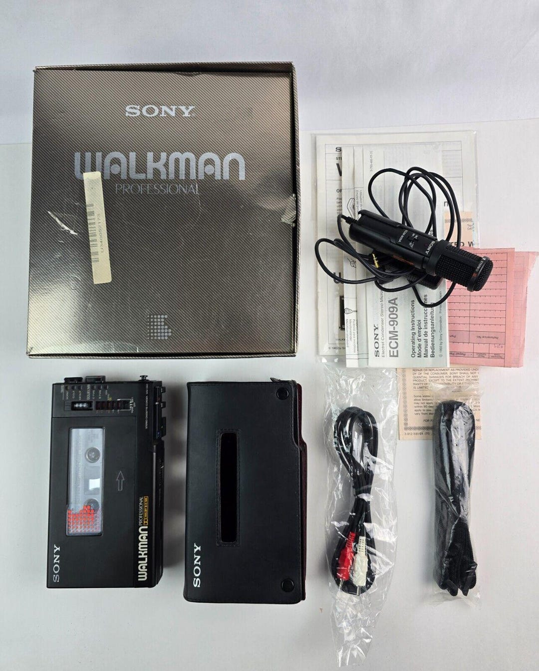 Sony WM-D6C Professional Walkman Cassette Player Works Perfect W/ Box ...