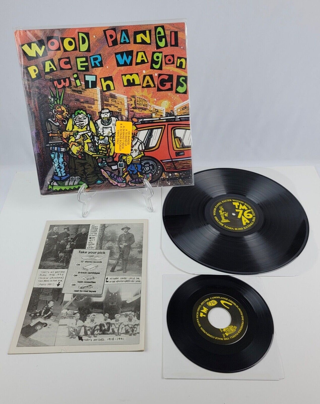 Wood Panel Pacer Wagon W/ Mags Punk Compilation Vinyl Complete 2 Albums ...