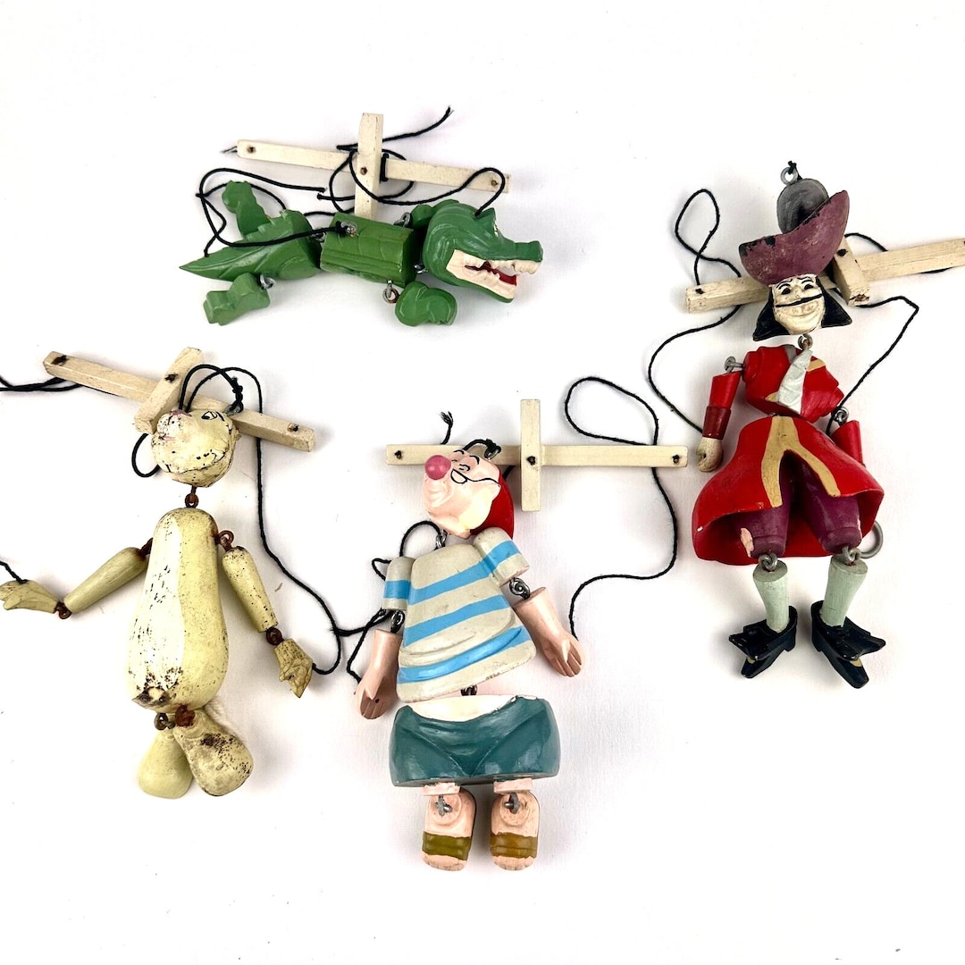 Vintage Lot of 4 Disney's Magic Puppets Some Strings Need Retied. - Etsy