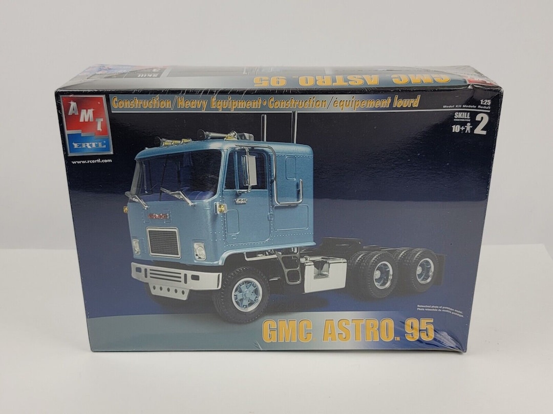 2004 AMT 1/25 Model Kit GMC Astro 95 Tractor COE Truck Factory Sealed ...