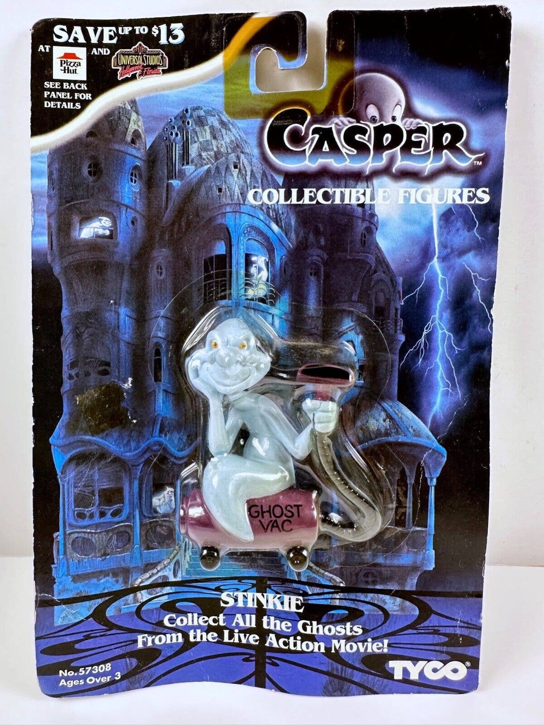 Vintage 1995 Tyco Casper Ghost STINKIE on Vac Figure #57308 Age 3+ NOS ...