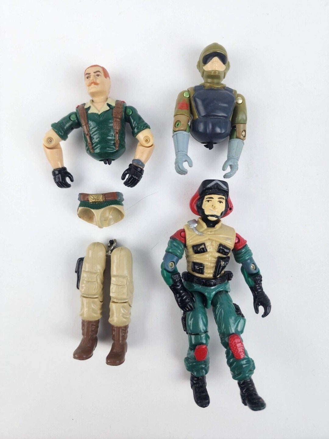 Vintage Gi Joe Figure Lot Parts / Repair Lift Ticket, Tripwire ...