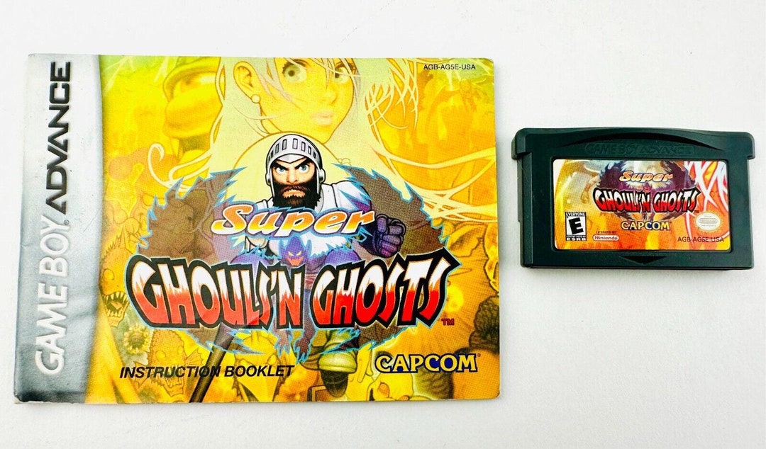 Super Ghouls'n Ghosts Game & Manual GBA (nintendo Game Boy Advance ...