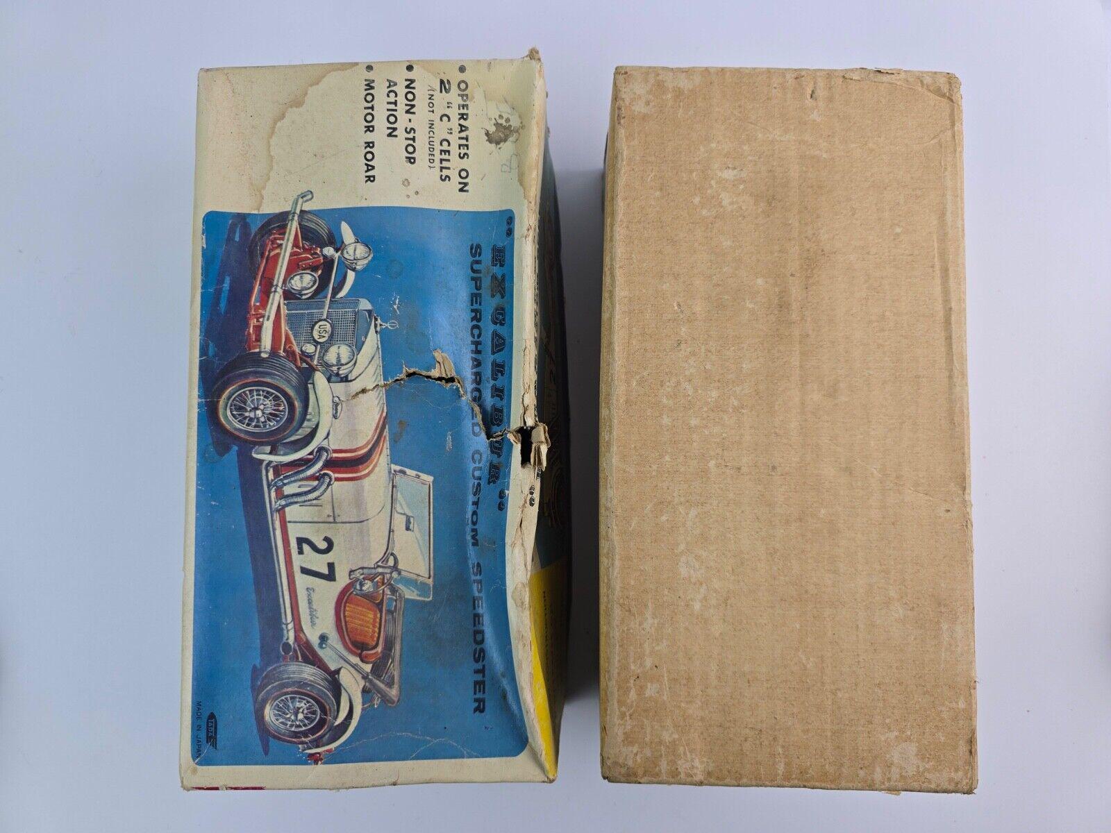 Tada Excalibur Roadster Tin & Plastic Battery Operated Car - Working W ...