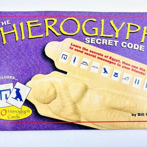 The Hieroglyph Secret Code Kit by Bill Shribman Becker & Mayer Vintage ...