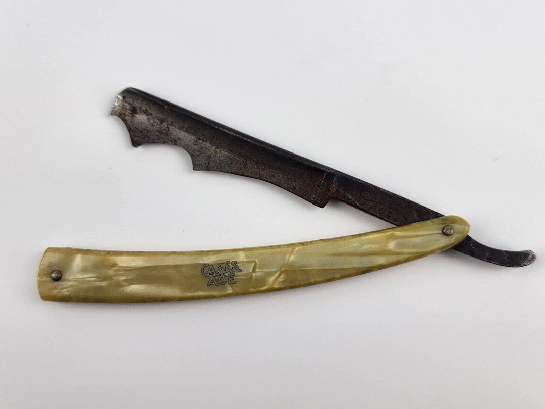 Vintage Case Brand Case's Ace Straight Razor, Chipped Blade Clean ...