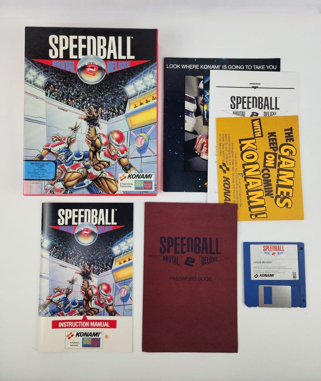 Speedball 2 Brutal Deluxe PC IBM 3.5" Big Box Game 100% Complete Super ...