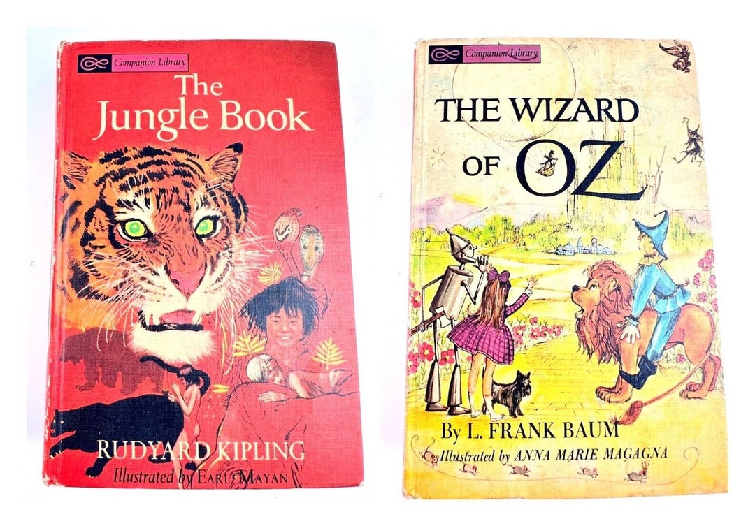 Vnt '63 the Wizard of Oz the Jungle Book Companion Library - Etsy