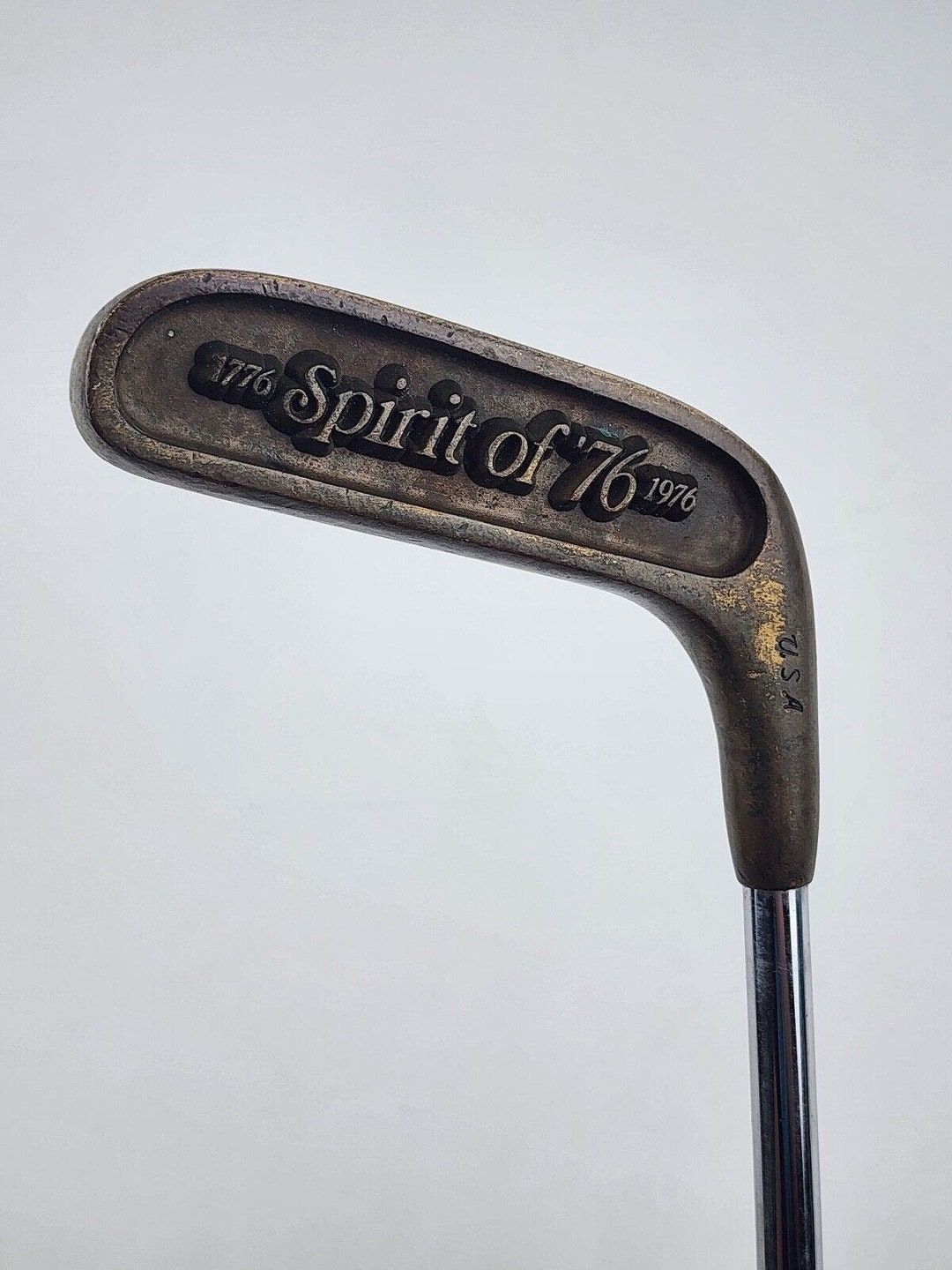 The Spirit of ‘76 Brass Putter RH Right Handed Steel Shaft 35" Length ...
