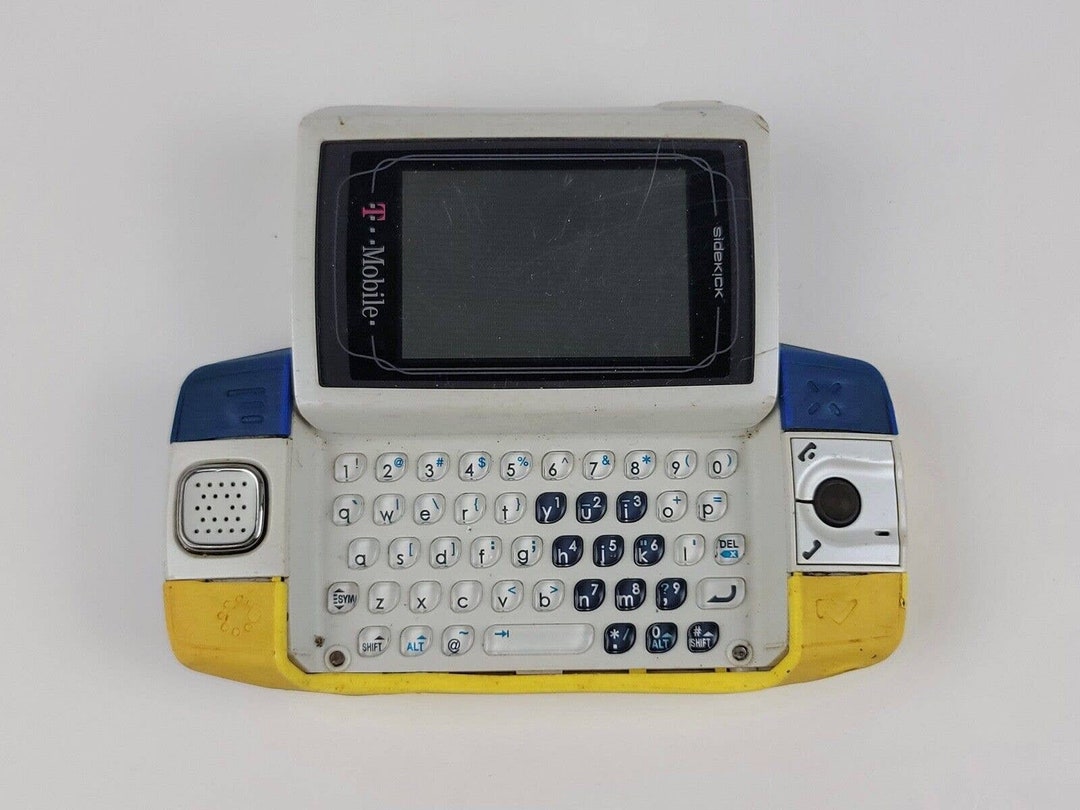 Vintage T-mobile Sidekick Id PV-150 Blue & Yellow for Parts - Etsy