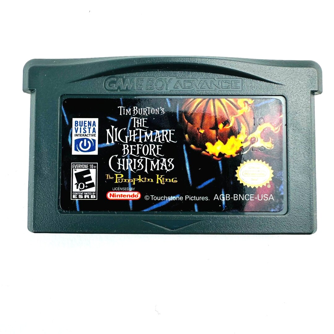 Tim Burton's the Nightmare Before Christmas: the Pumpkin King nintendo ...
