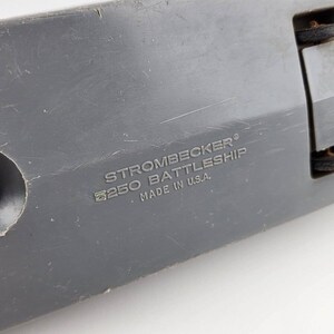 Strombecker 1980s USS New Jersey Battleship 5250 Plastic Model Ship ...