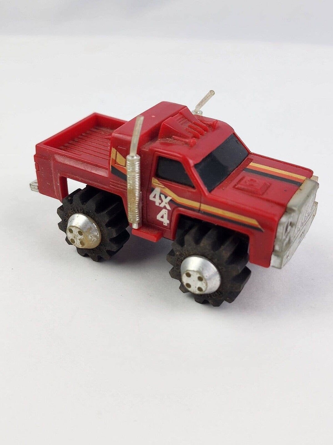 Vintage Ljn Toys Rough Riders 4x4 Red Truck Tested & Working Stomper ...