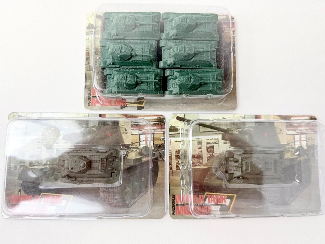 Lot of 3 Different Mini Tanks, Takara World Tank Museum Panzertales TTL ...