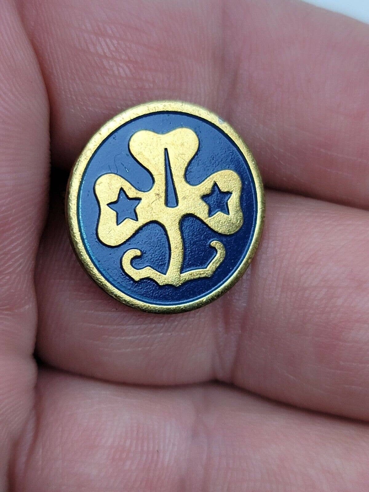Lot of 4 Vintage Gold Brownie Girl Scout Membership Pins - Etsy