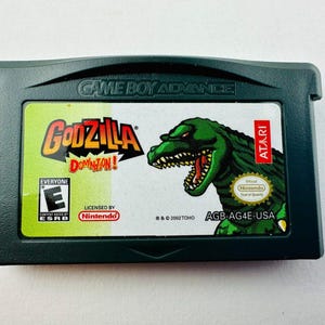 Godzilla Domination GBA Nintendo Game Boy Advance, 2002 Game & Disc VGC ...