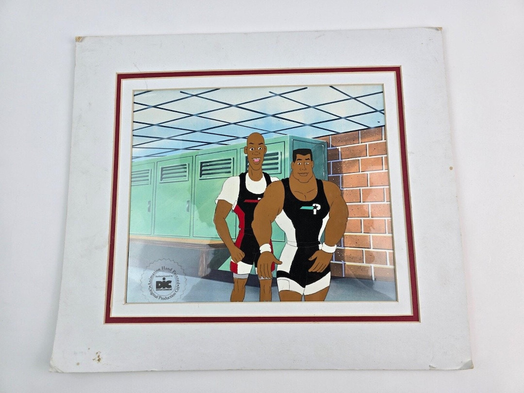 Vintage Prostars Cartoon Hand Painted Animation Cell Cel Michael Jordan ...