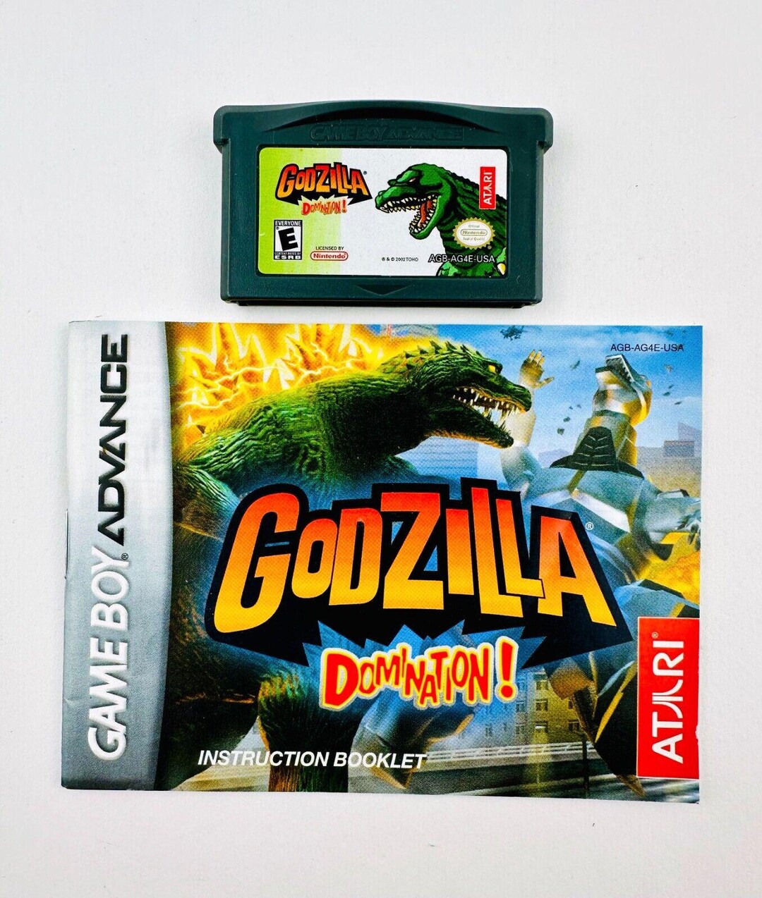 Godzilla Domination GBA Nintendo Game Boy Advance, 2002 Game & Disc VGC ...