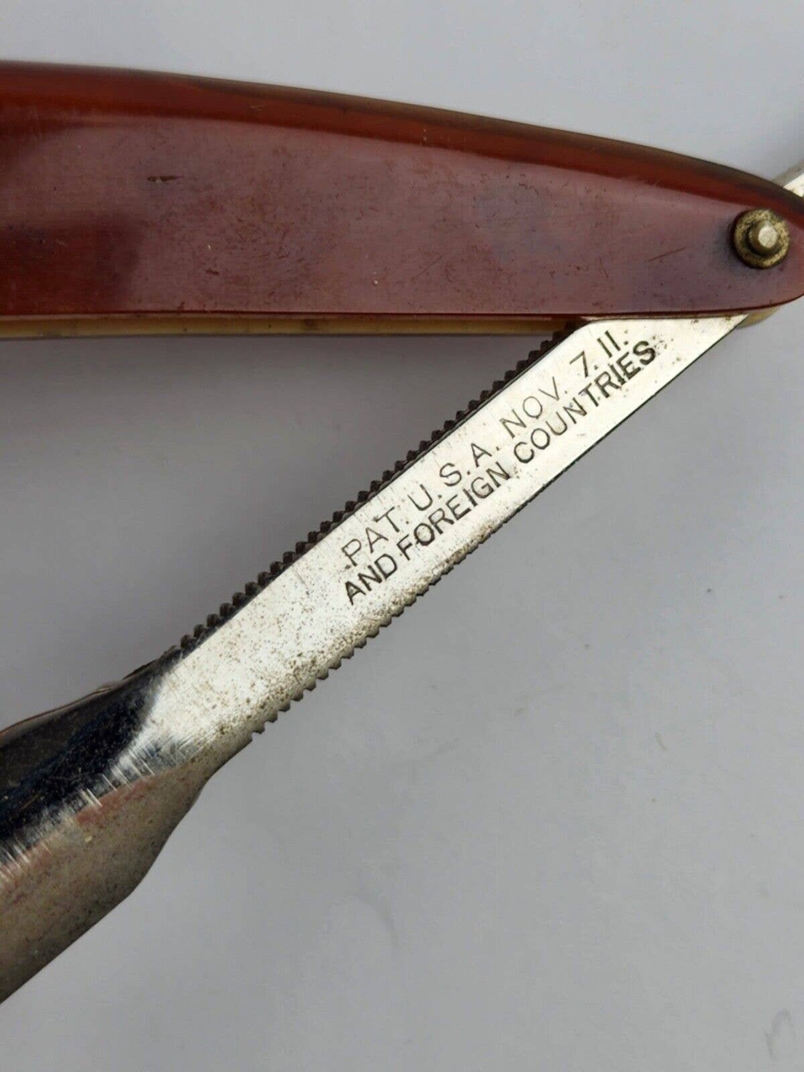 Vintage Durham Duplex Safety Razor - W/ Box & Blades Butterscotch ...