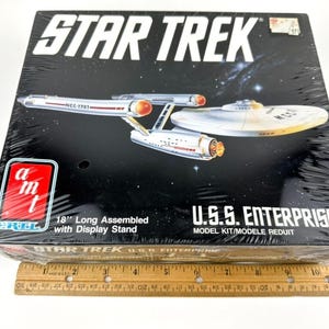 AMT Star Trek U.S.S. Enterprise Model Kit # 6676-11EO Inc: 18"l ...