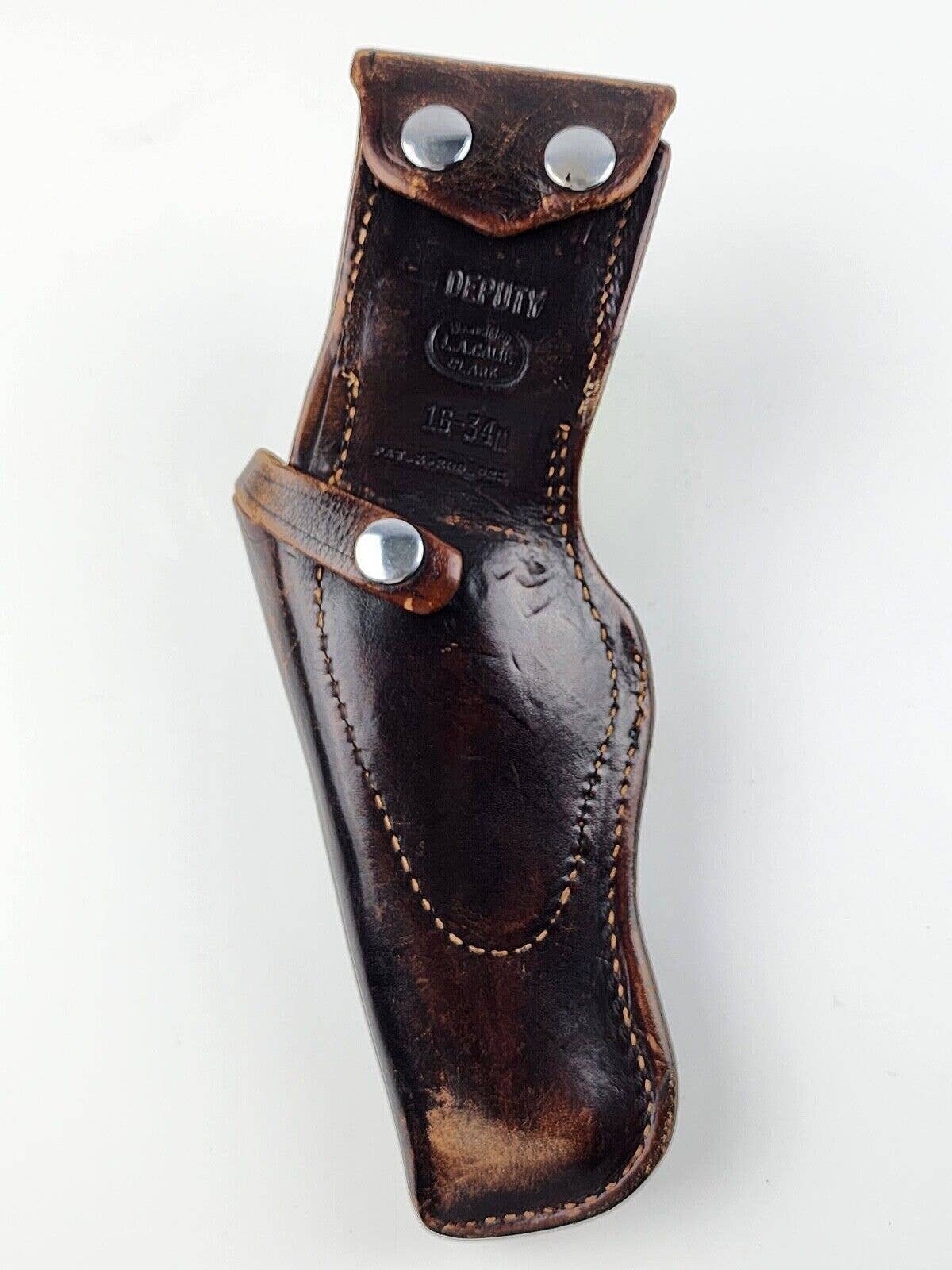 Vintage Bucheimer Deputy Holster Brown Leather 16-34 Dual Snap - Etsy