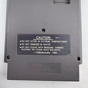 Teenage Mutant Ninja Turtles TMNT Authentic Nintendo NES 1989 Label is ...