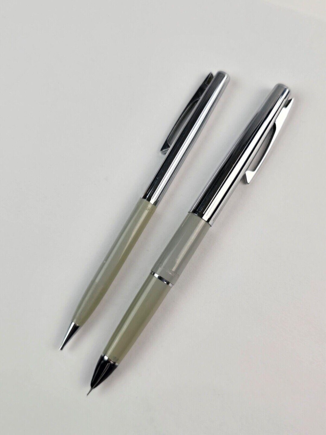 Sheaffer Stylist Fountain Pen and Pencil Set, Medium Nib Gray Color - Etsy