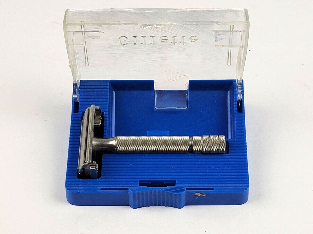 Vintage Gillette Super Speed Safety Razor Silver Tone With Hard Case - Etsy