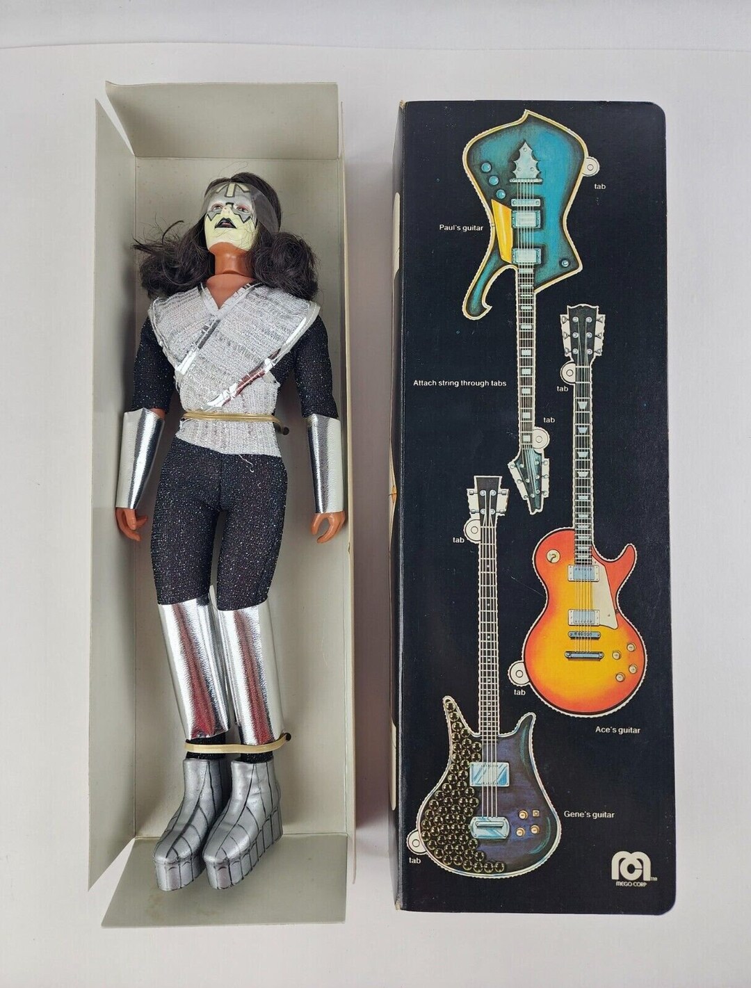 1978 Ace Frehley Mego KISS 12 Inch Doll Figure New in Box Never Removed ...