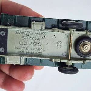 Vintage Dinky Toys France 33 Simca Cargo Mirror / Glass Truck Saint ...