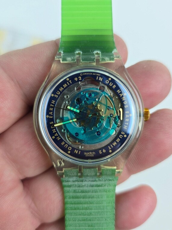 Swatch Automatic Watch Swiss Made Earth Summit ‘92 Gr… - Gem