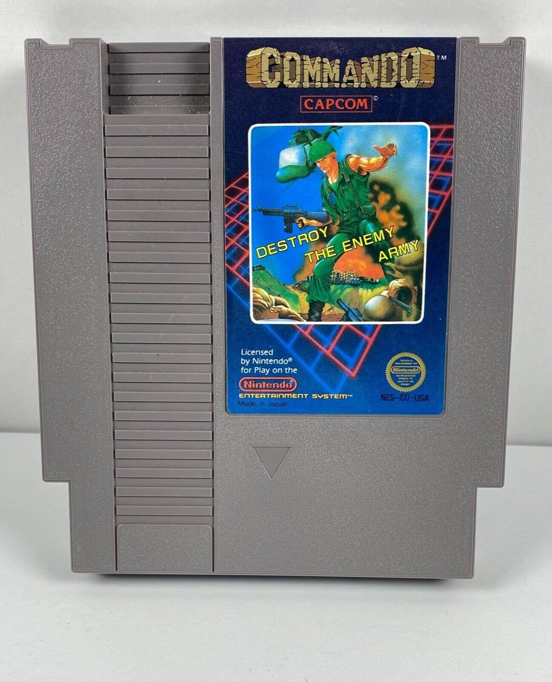 Commando Nintendo Entertainment System 1986 Authentic NES - Etsy