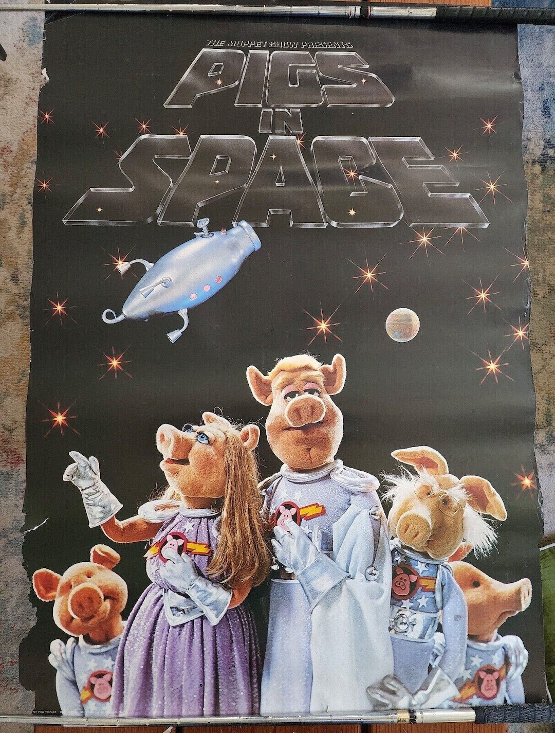 Vintage 1978 Pigs in Space Muppets Posters 38 X 27 Fair Condition - Etsy