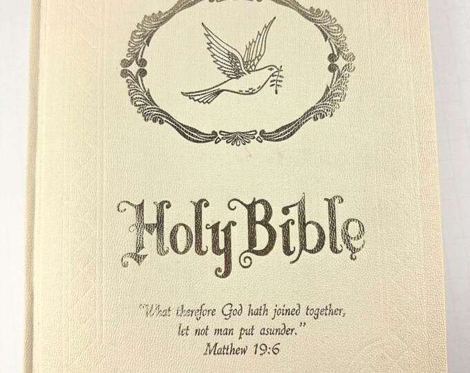 Gibson Holy Bible Wedding Edition King James Version KJV Red Letter ...
