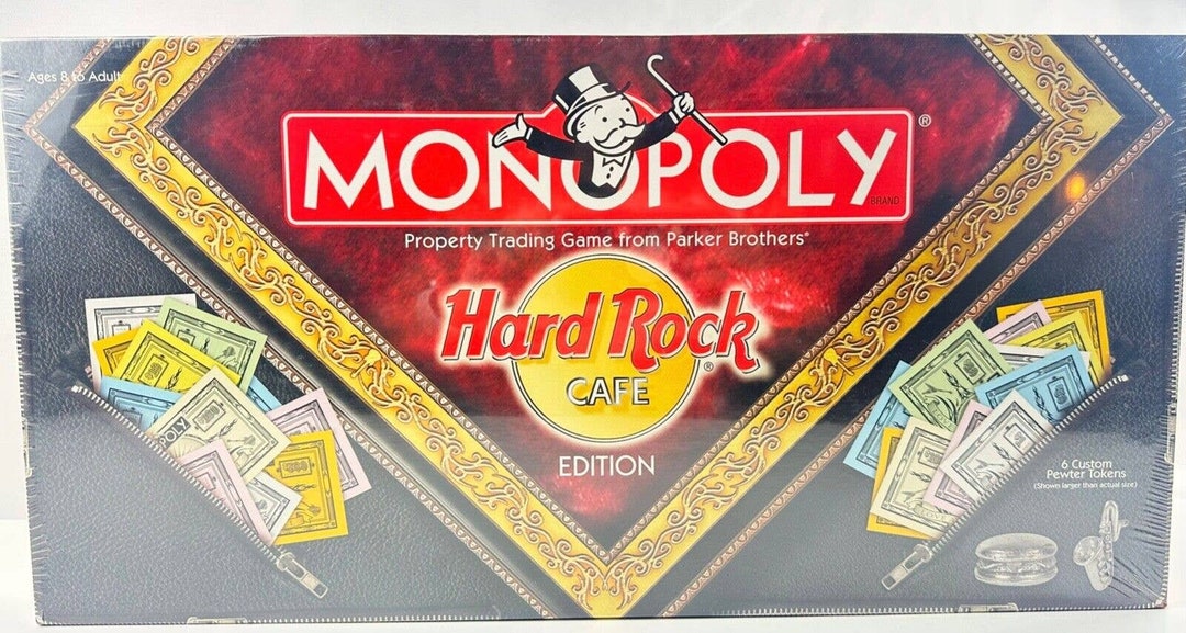 Juego de mesa Monopoly Hard Rock Cafe Edition 2002 6 fichas - Etsy España