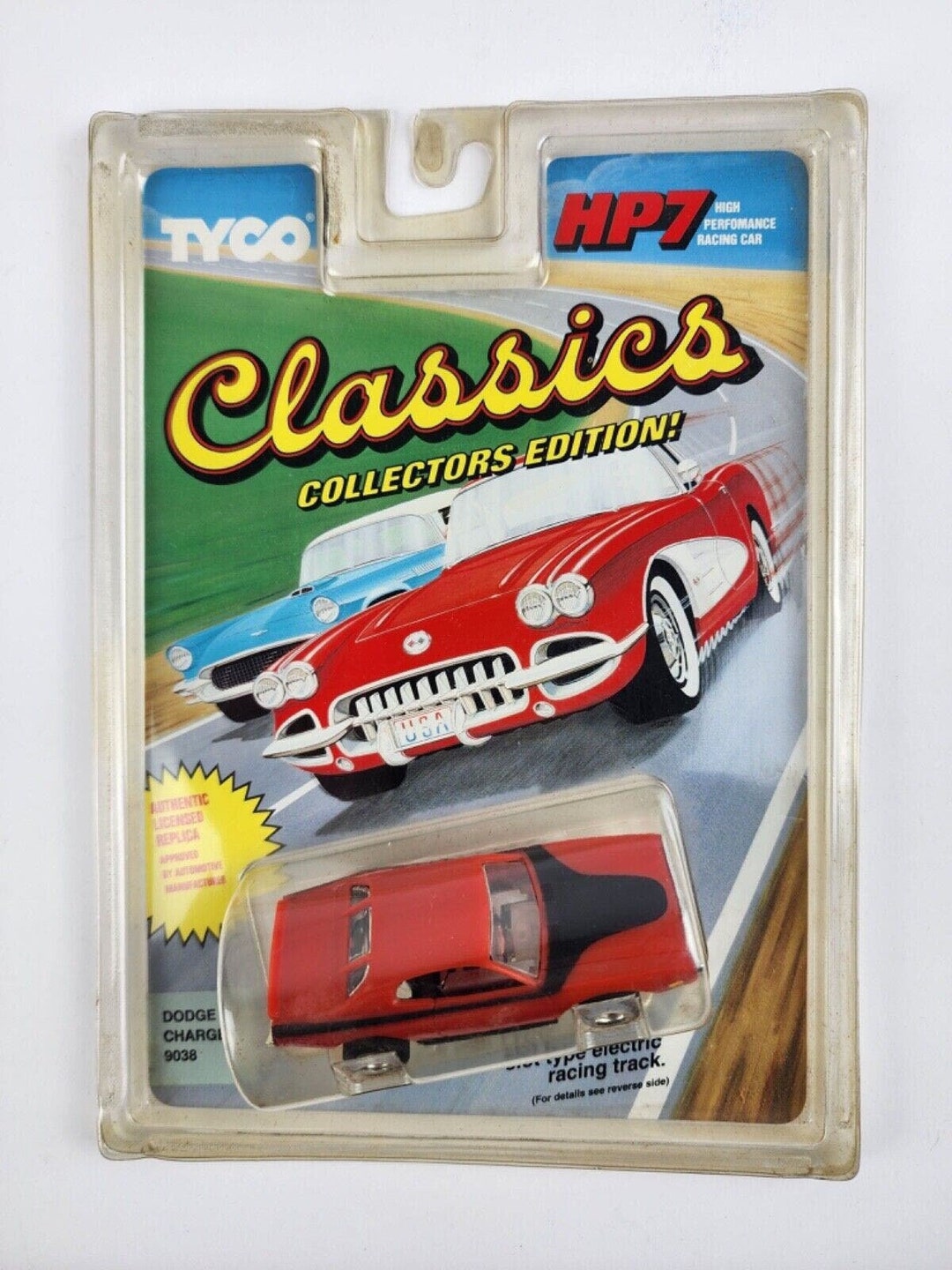 Tyco HP7 Classics Dodge Charger Slot Car Red & Chrome New in Plastic ...