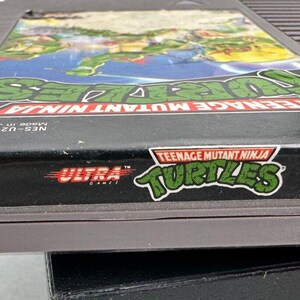 Teenage Mutant Ninja Turtles TMNT Authentic Nintendo NES 1989 Label is ...