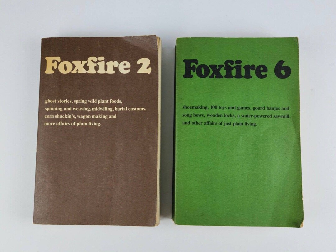 Vintage 1970's Foxfire Books Volume 2 & Volume 6 Paperback - Etsy