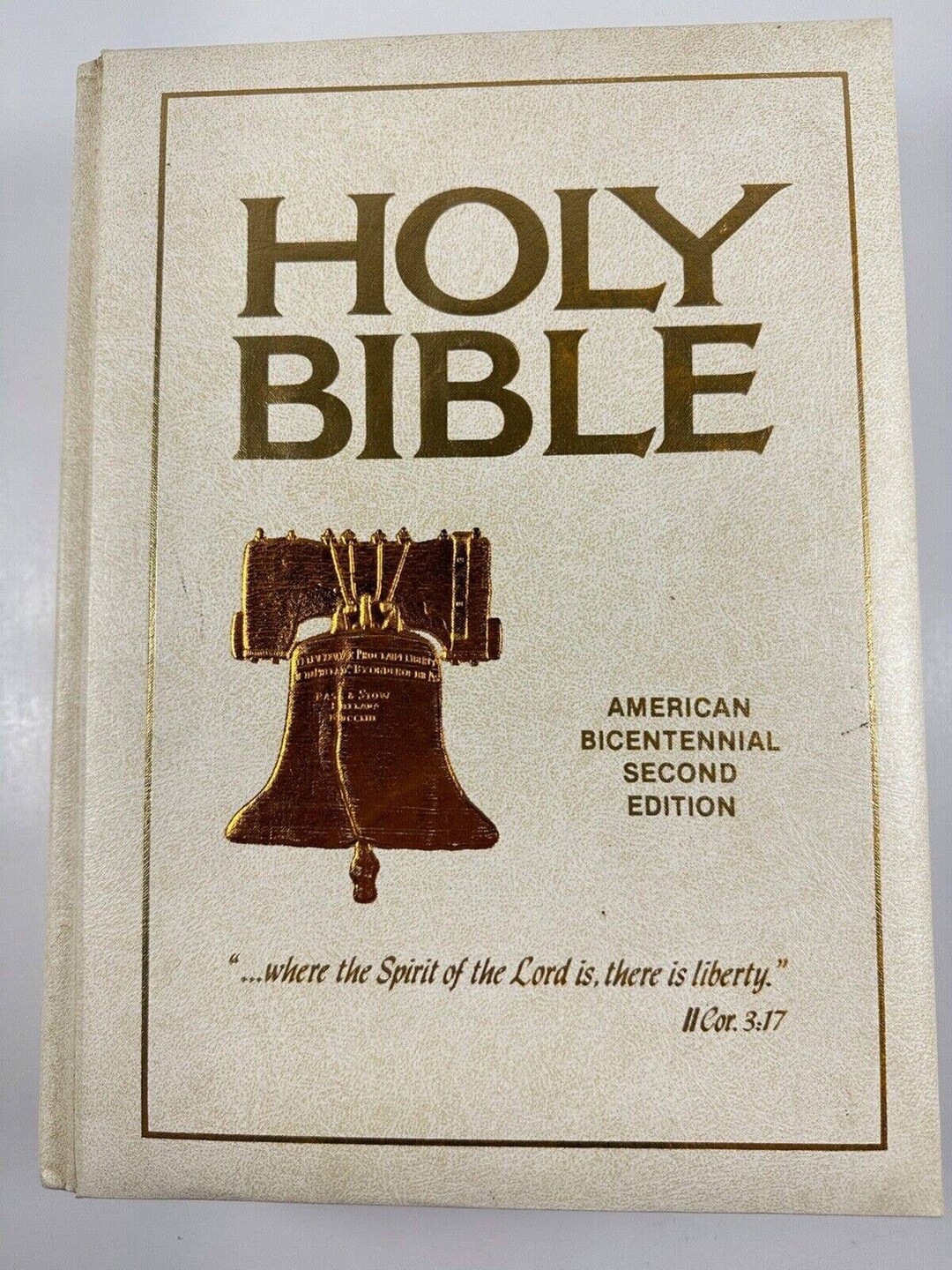 Holy Bible American Bicentennial 2nd Ed. 1980 KJV Red Letter Version ...