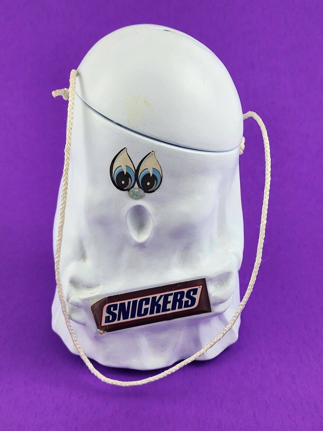 Vintage Snickers Plastic Ghost Candy Bucket Store Display - Etsy