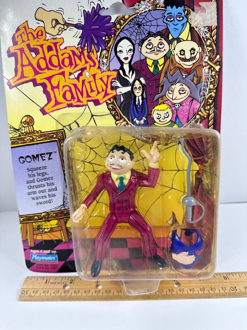 Vintage 1992 the Addams Family GOMEZ Action Figure Playmates - Etsy
