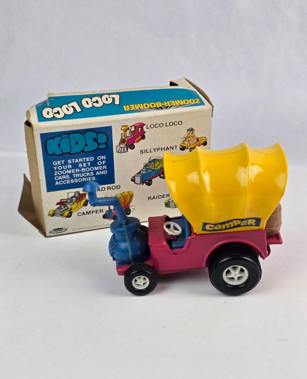 Vintage Zoomer Boomer Camper Die Cast Car Covered Wagon W/ WRONG Box - Etsy