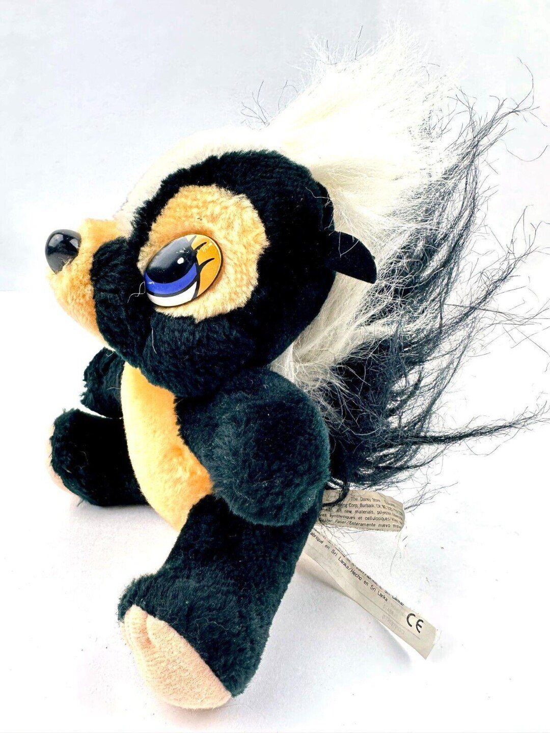 Vintage the Disney Store Plush Skunk Flower From Bambi With Blue Eyes ...